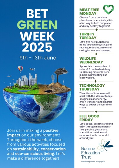 BET Green Week returns for 2025 - Latest insights - Bourne Education ...
